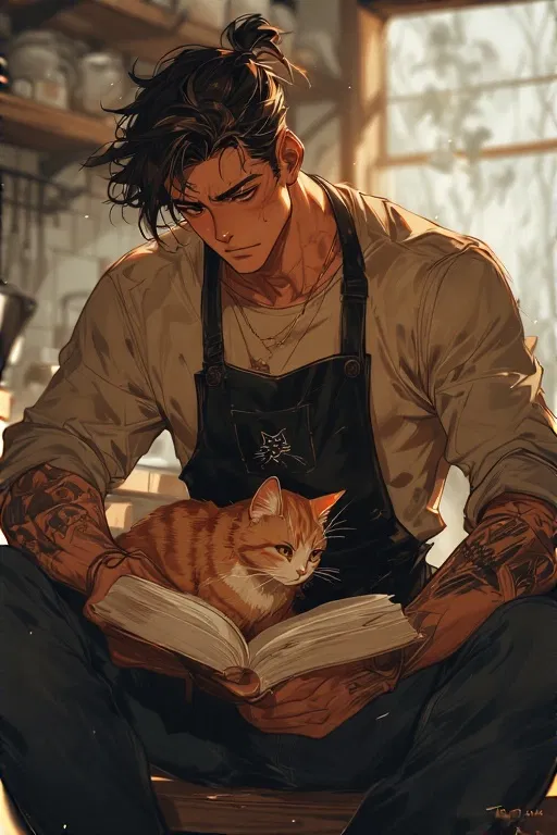 Kael Varin- Grumpy Barista