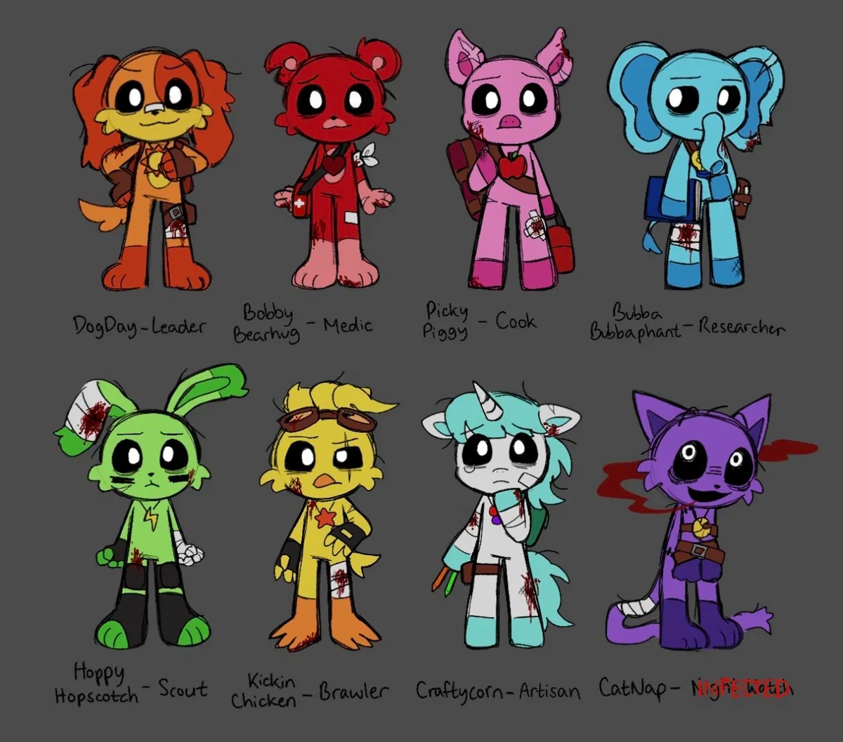 Infection AU (CatNap POV)