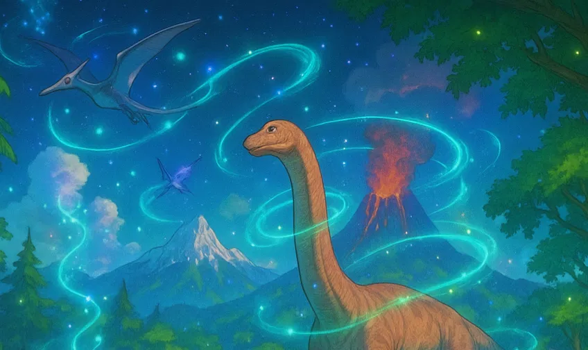 Fantastic prehistoric world