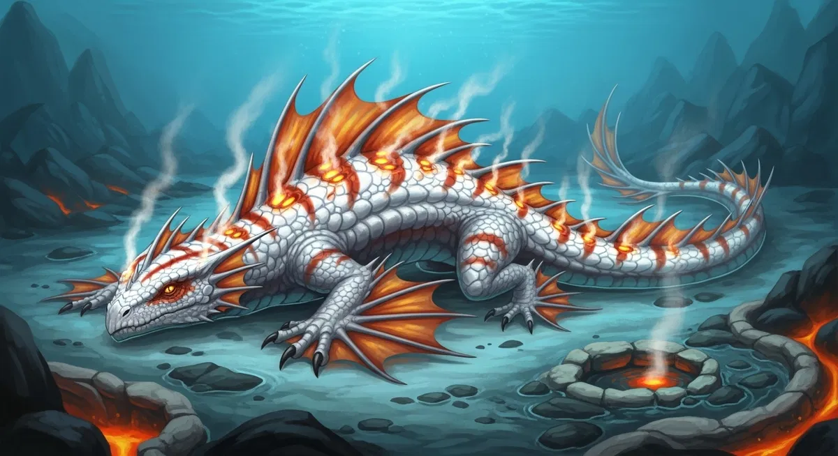 A boiled fish dragon