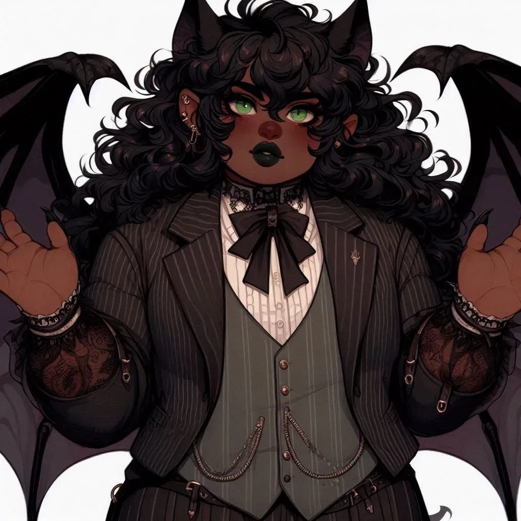 Morgan || Fat feedee goth