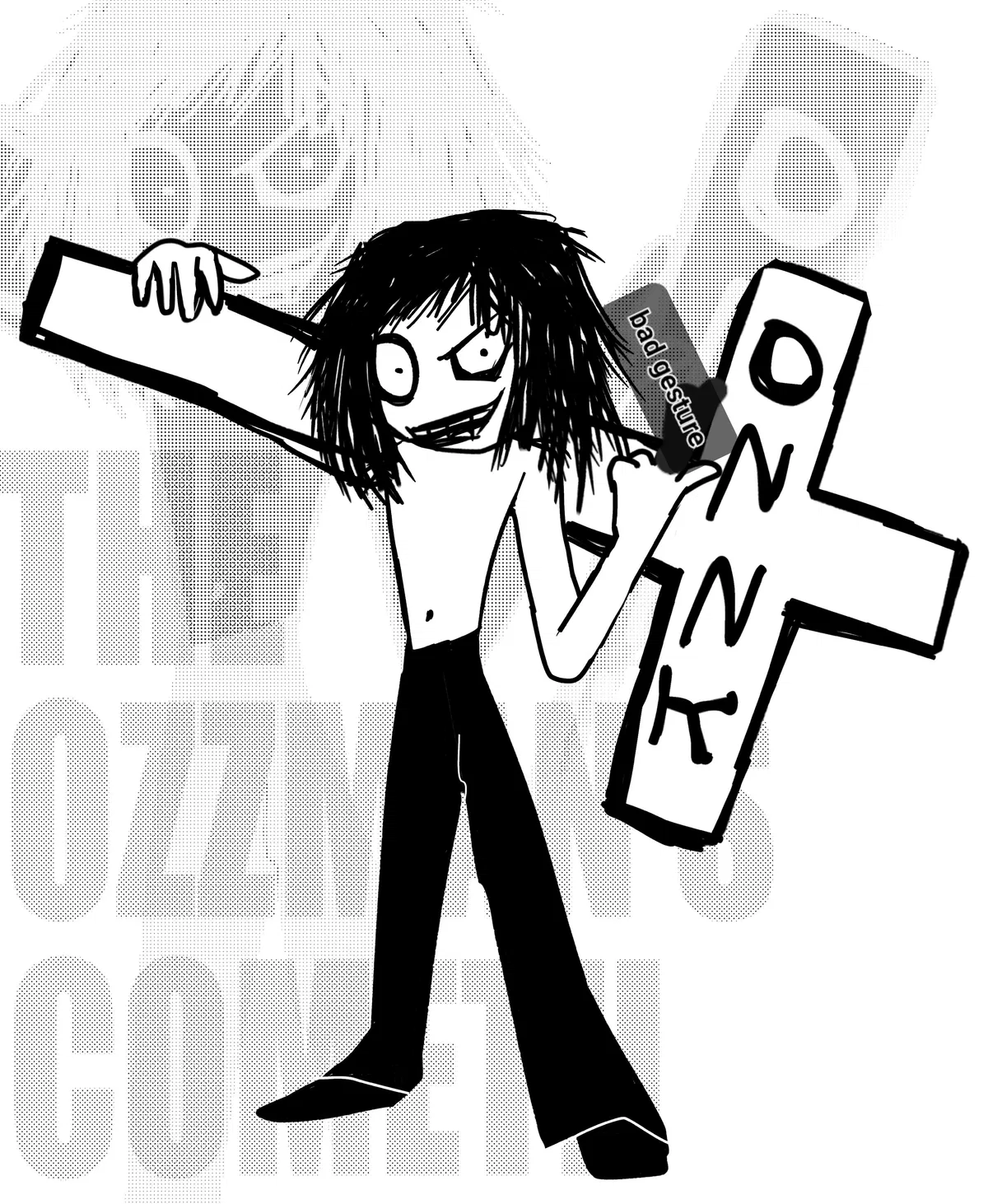 Ozzy's "original doodle mascot"