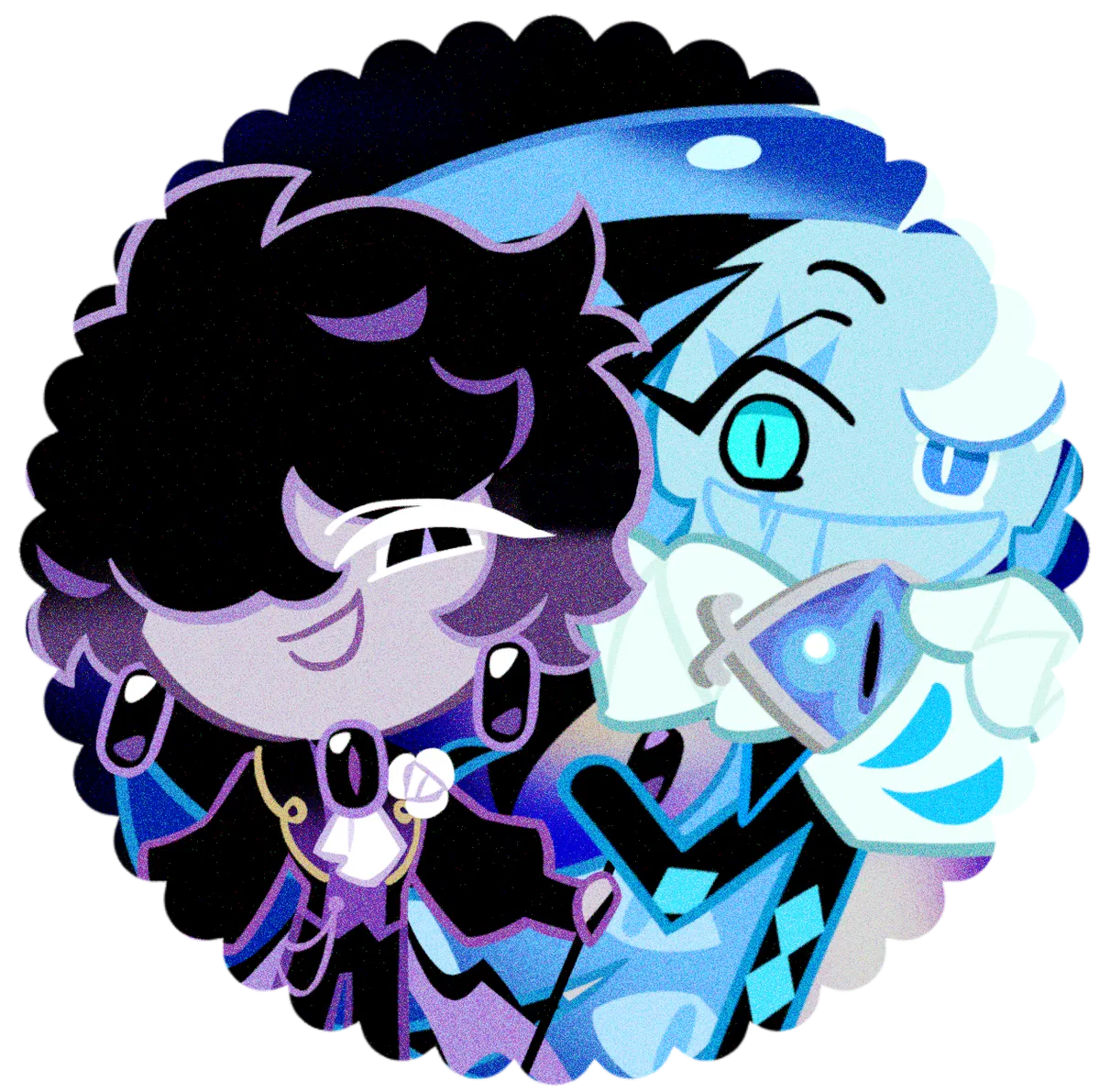 Shadow Milk Cookie And Black Sapphire Cookie