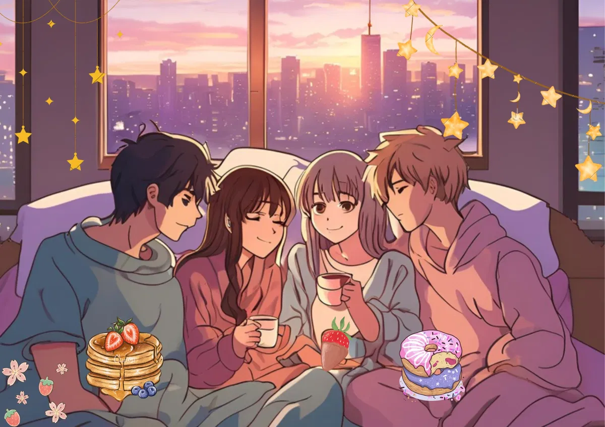 Sleepover with Your Very Own | Silly, utterly chaotic but cute friends🌷