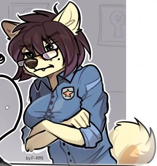 Police shibe lady (Or simply Bridget)