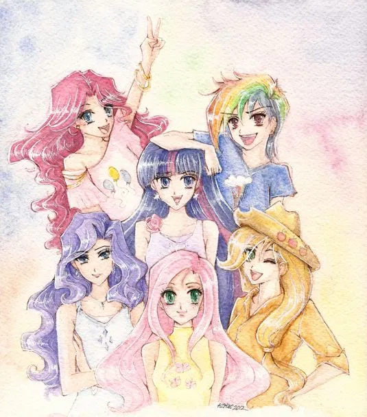 The Mane 6 (Human) | New Editor at Canterlot High