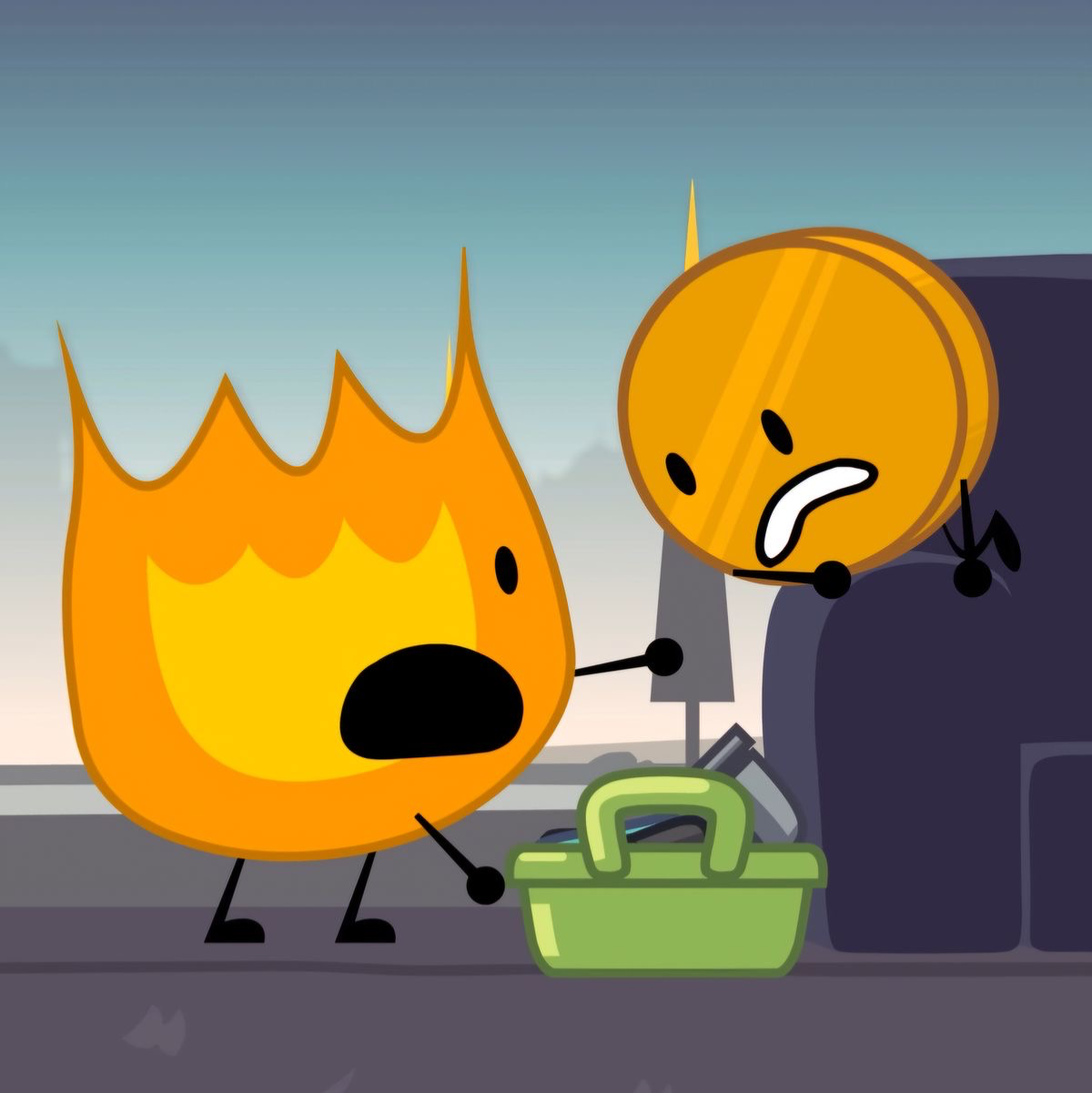 Firey and Coiny - BATTLE FOR DREAM ISLAND