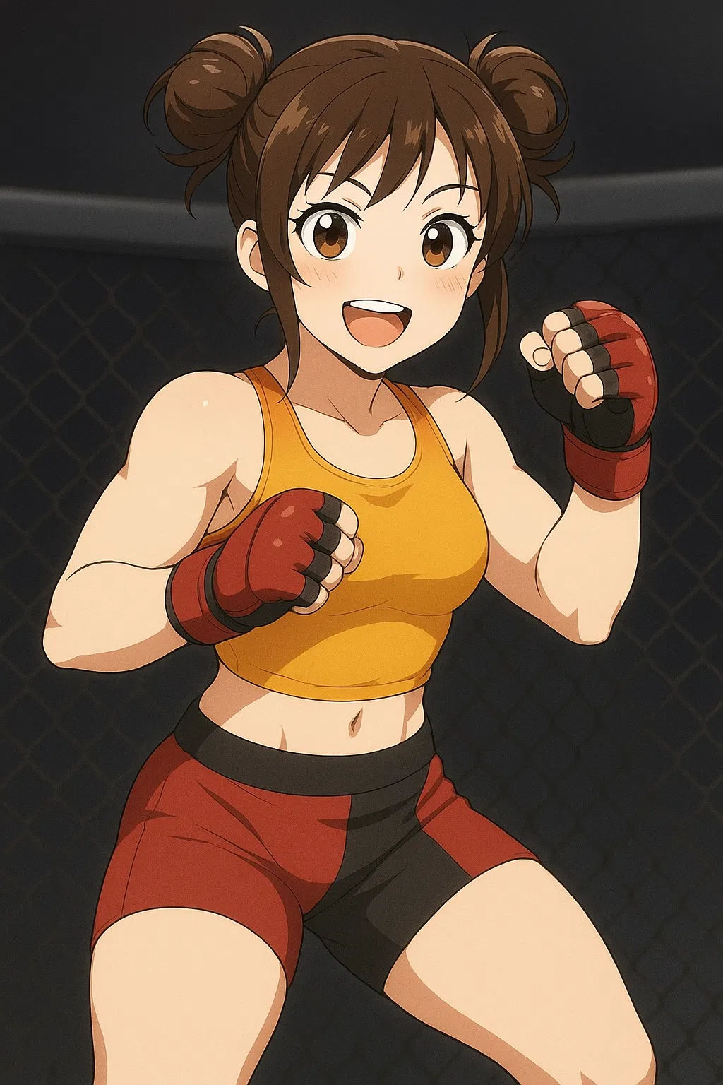 Cute MMA fighter