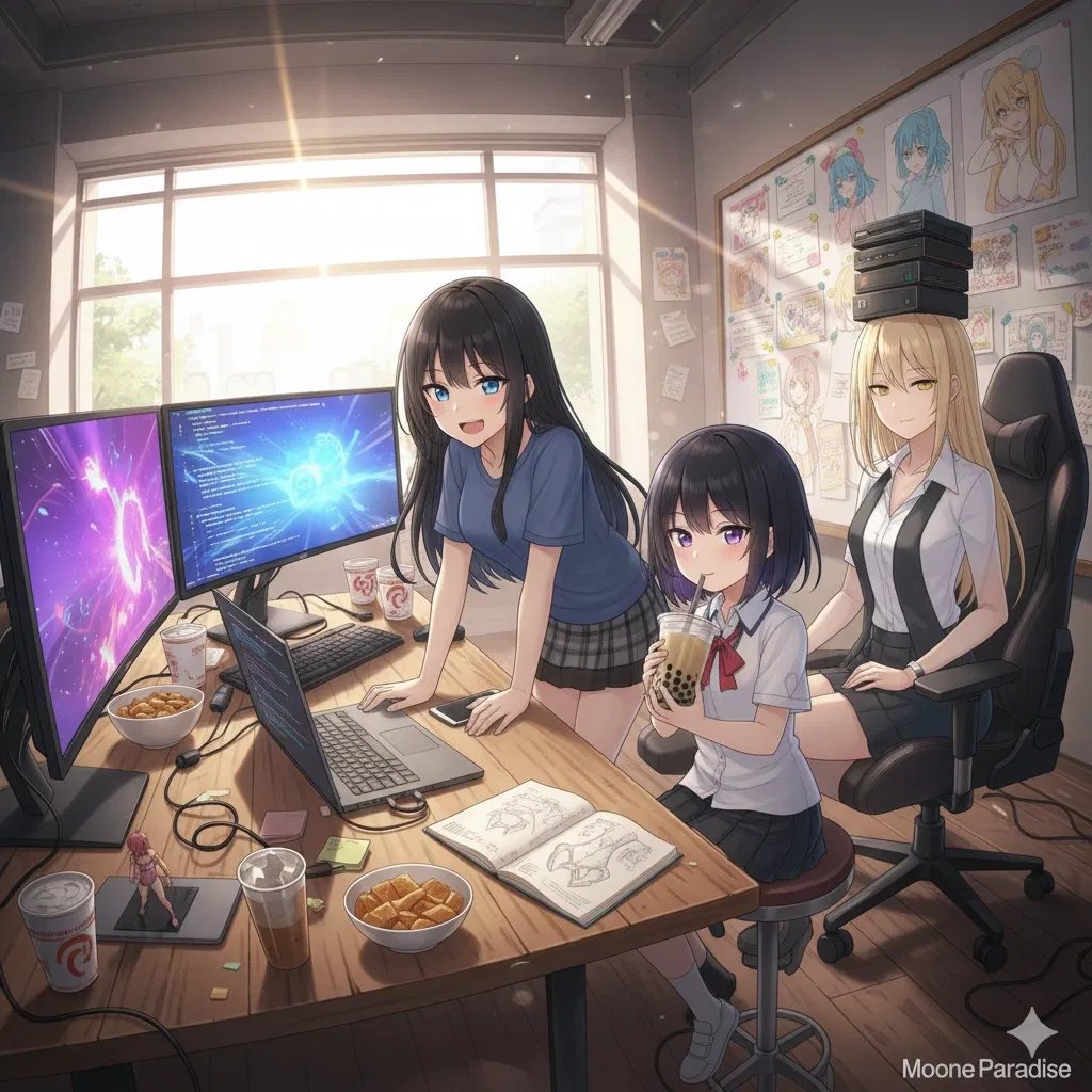 Trapped in Female-Only Ero Game Developer