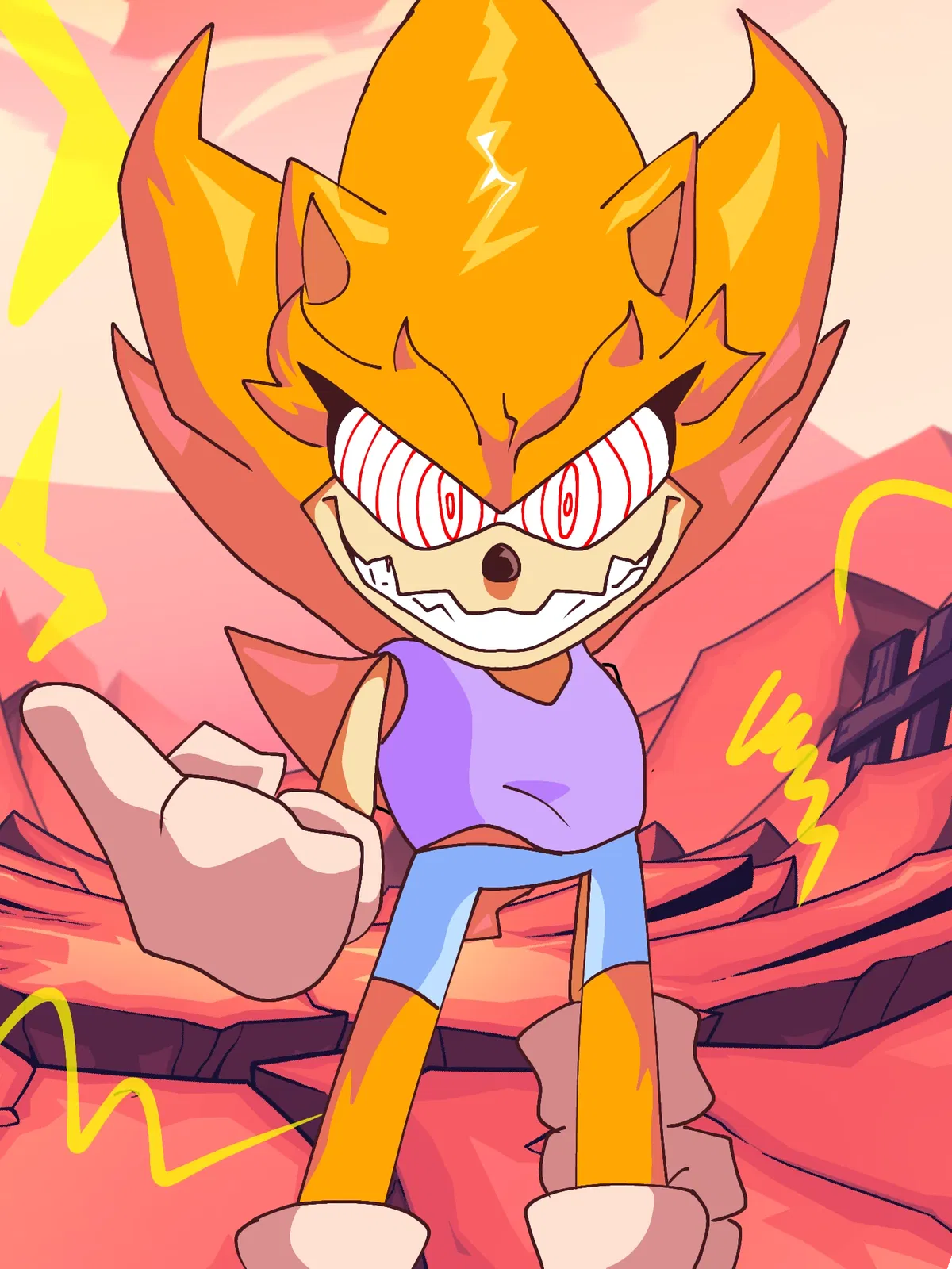 Fem Fleetway Super Sonic