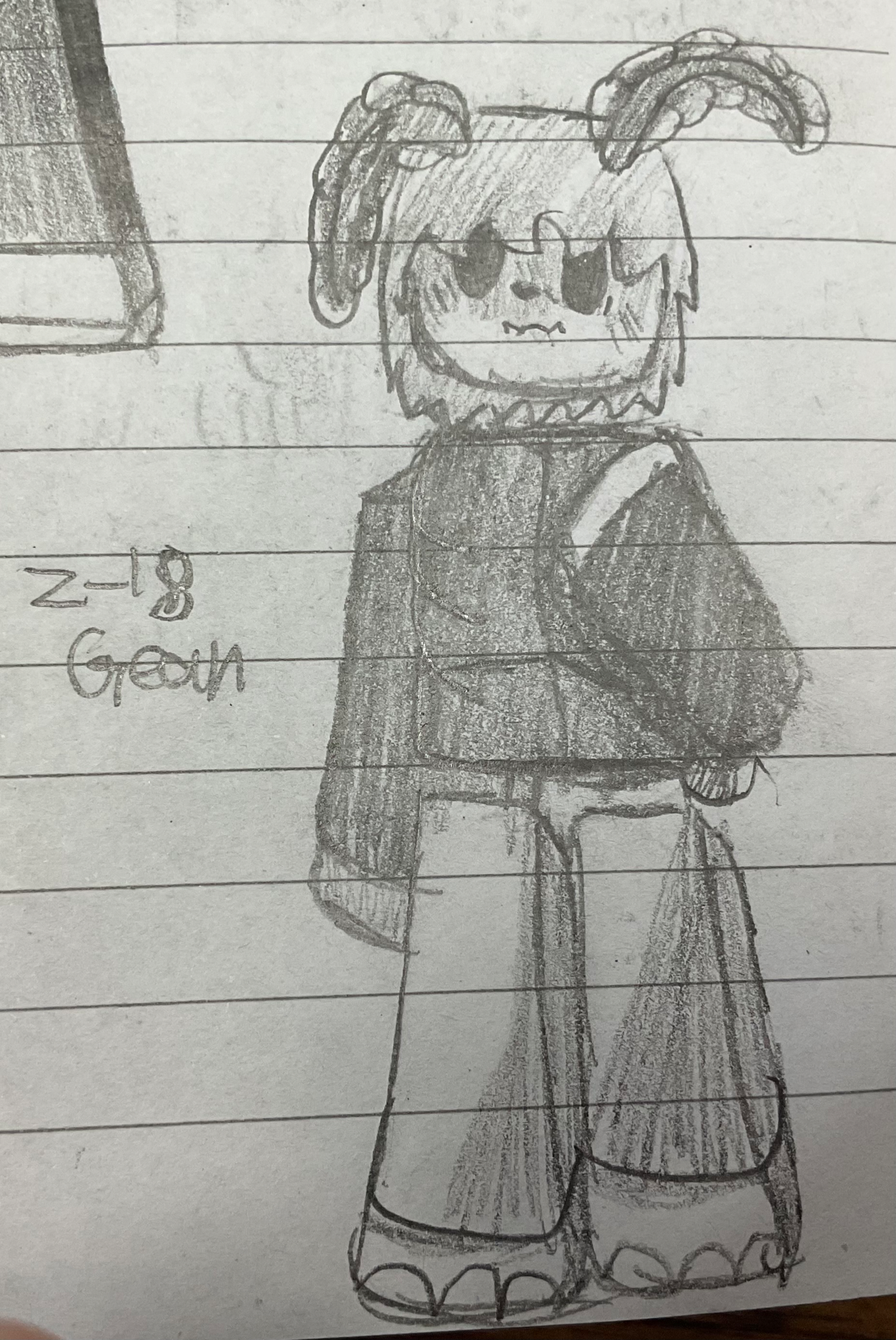 Gean the deep sea bunny humanoid