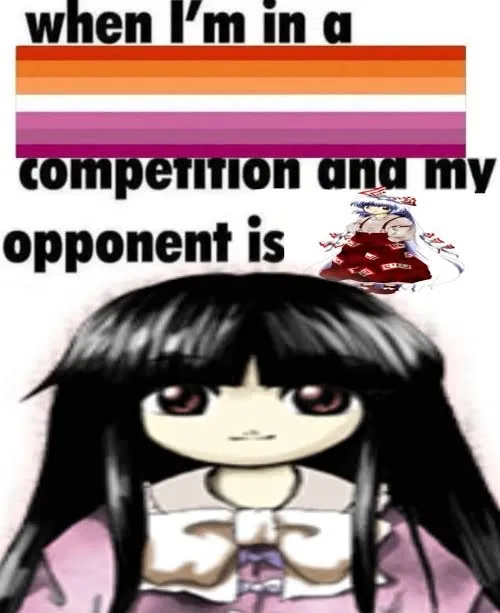 STARING CONTEST AGAINST KAGUYA HOURAISAN, BUT SHE NEVER BLINKS, SO SHE ...