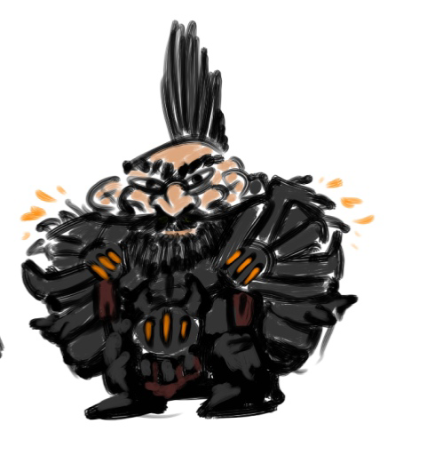 Your yandere dwarf BF conscripts you to siege