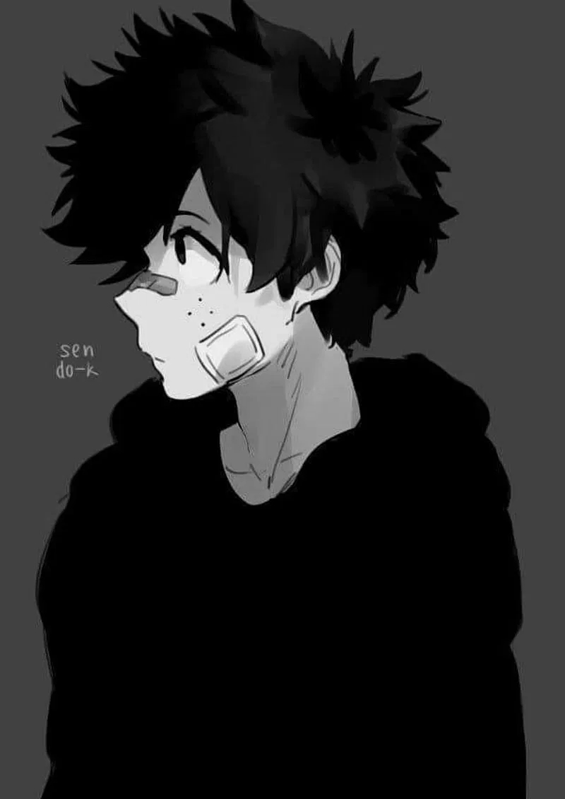 Izuku Midoriya (depressed hero)