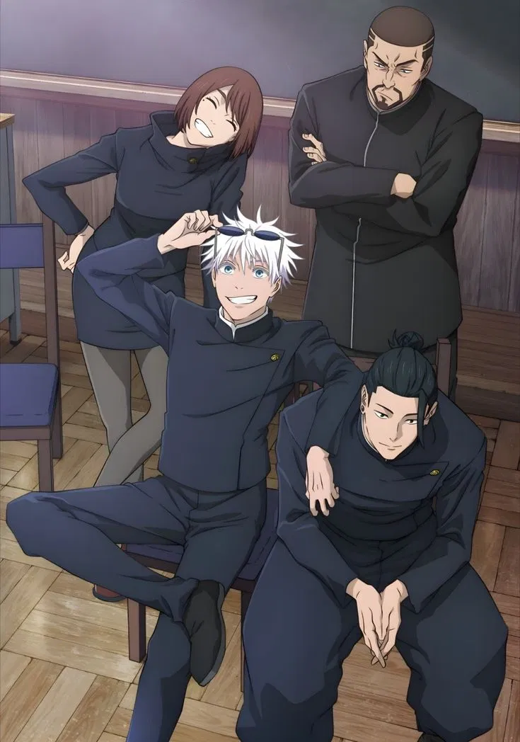 Jujutsu kaisen class-you are with gojo and other in class