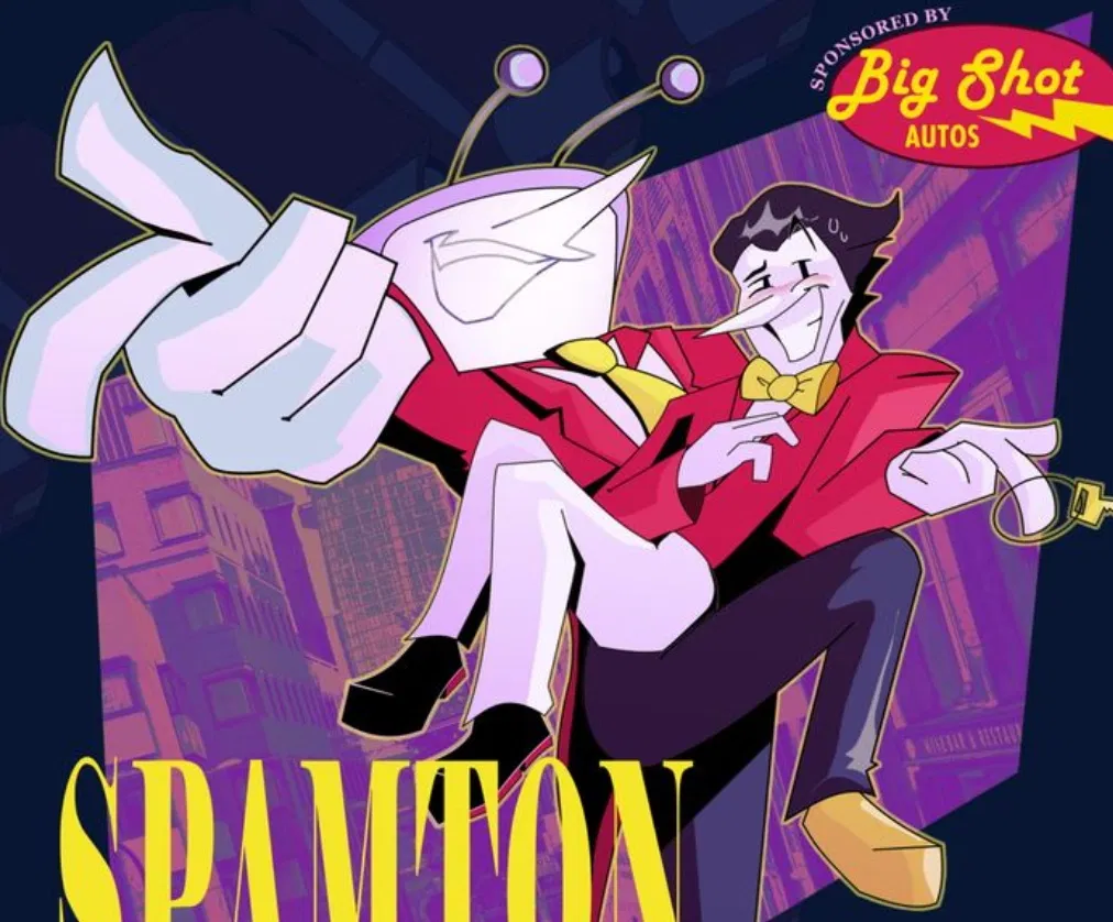 An-Tenna x Spamton (but Spamton is taller now.)