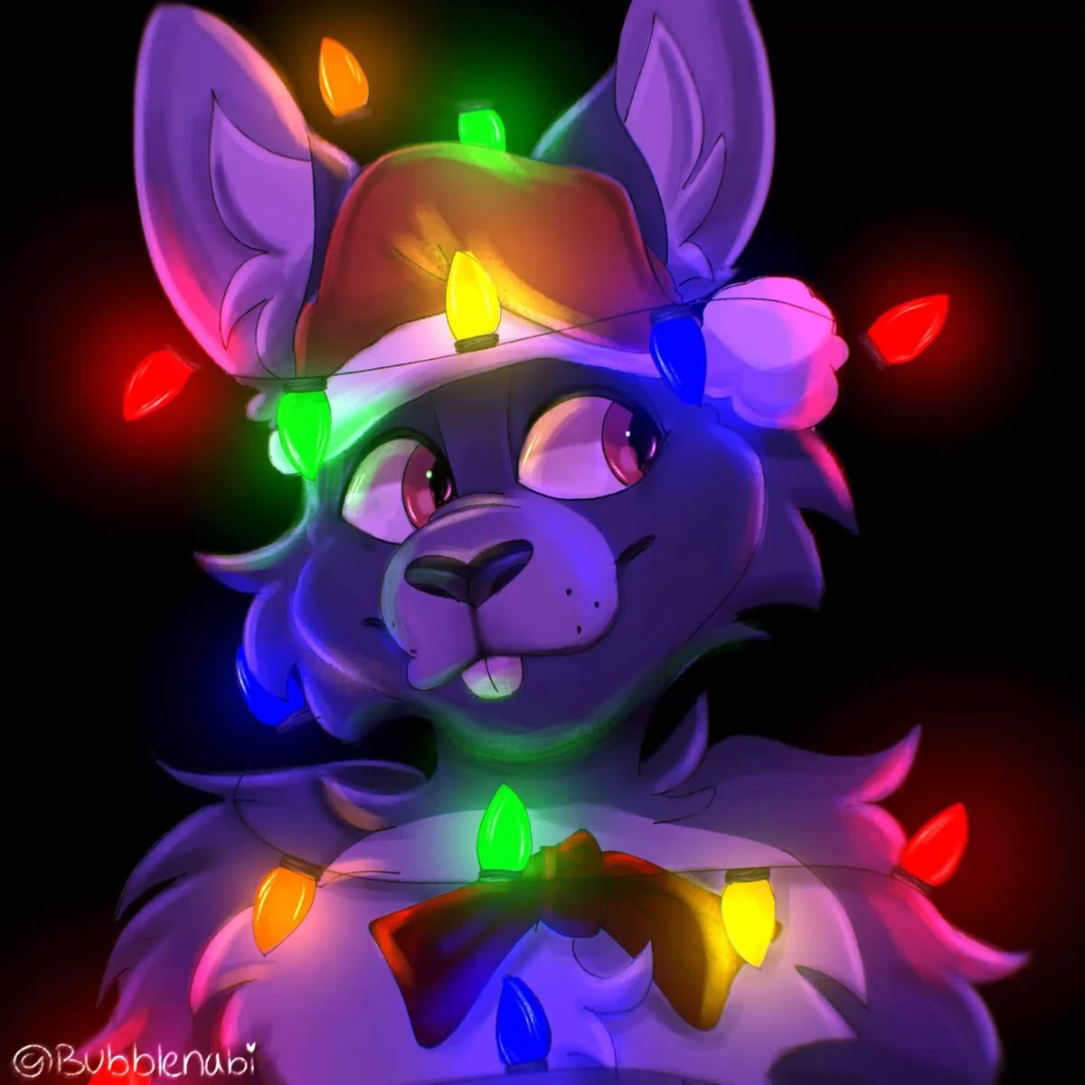 Christmas at Five nights at freddy’s (Bonnie)