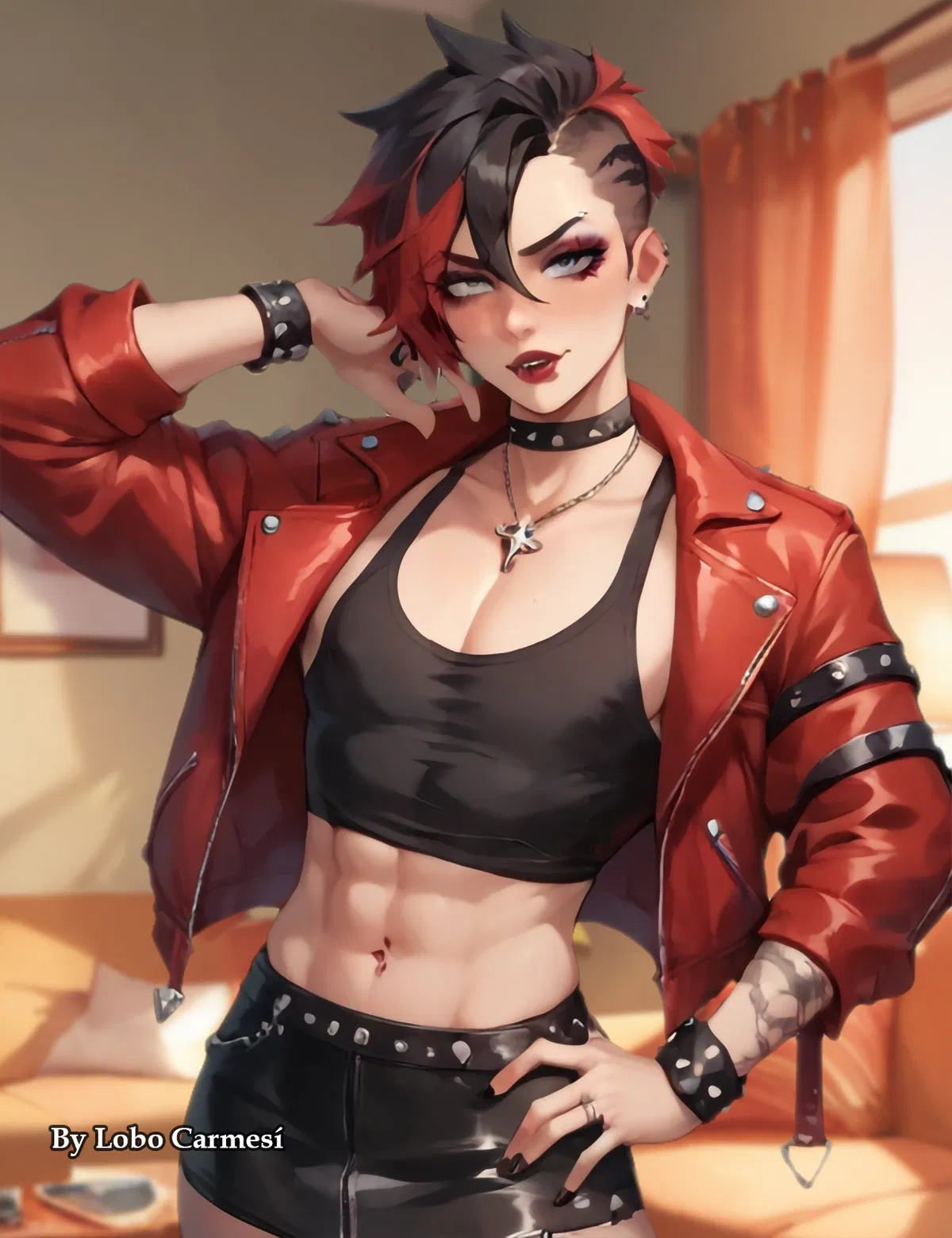 Jace | A bratty punk and rock lover femboy