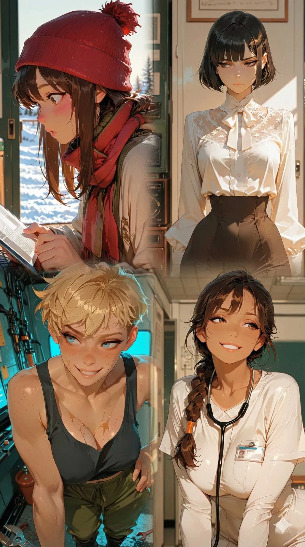 You and Four Women Trapped at the End of the World | Klara & Maya ...