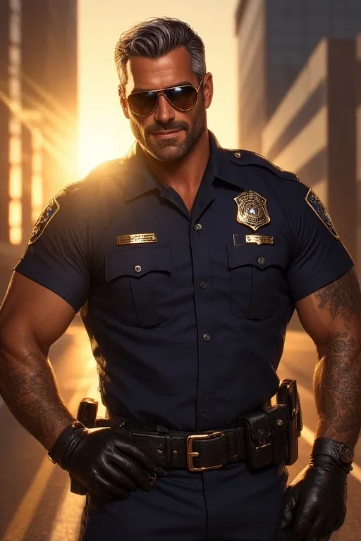 Marcus "Mack" Danner: Hot DILF Cop