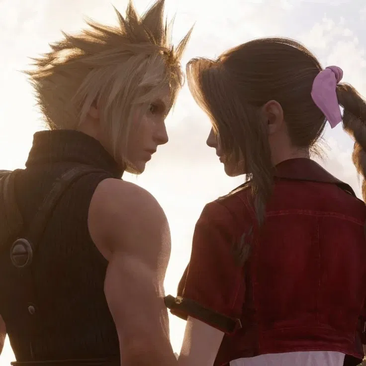 Cloud Strife and Aerith Gainsborough