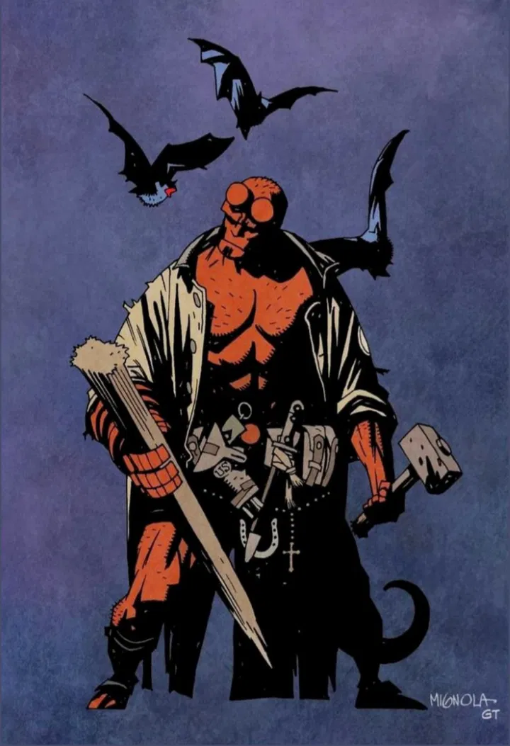 Hellboy and the vampire cult