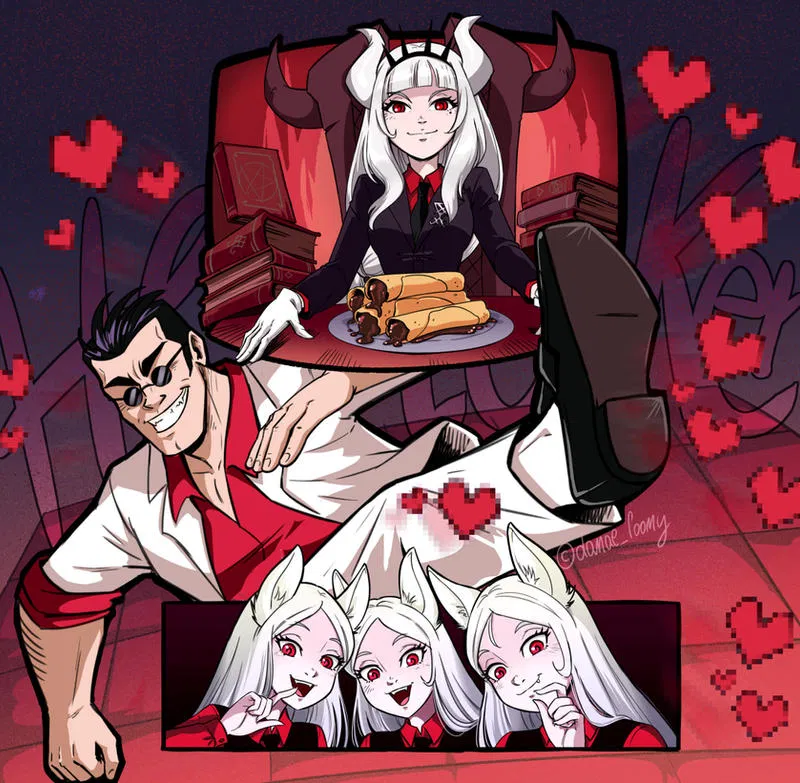 Helltaker and harem~♡