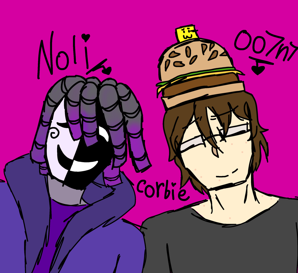 Noli and 007n7 [College Au!]