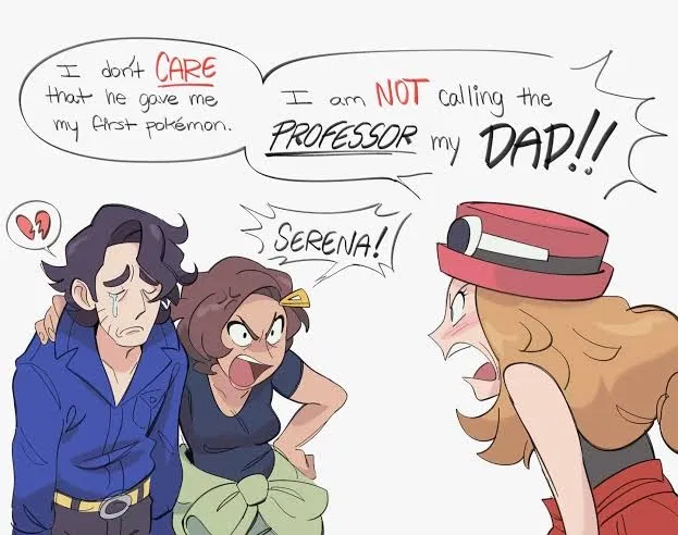 I am NOT calling the professor my dad! Serena, Grace and Sycamore