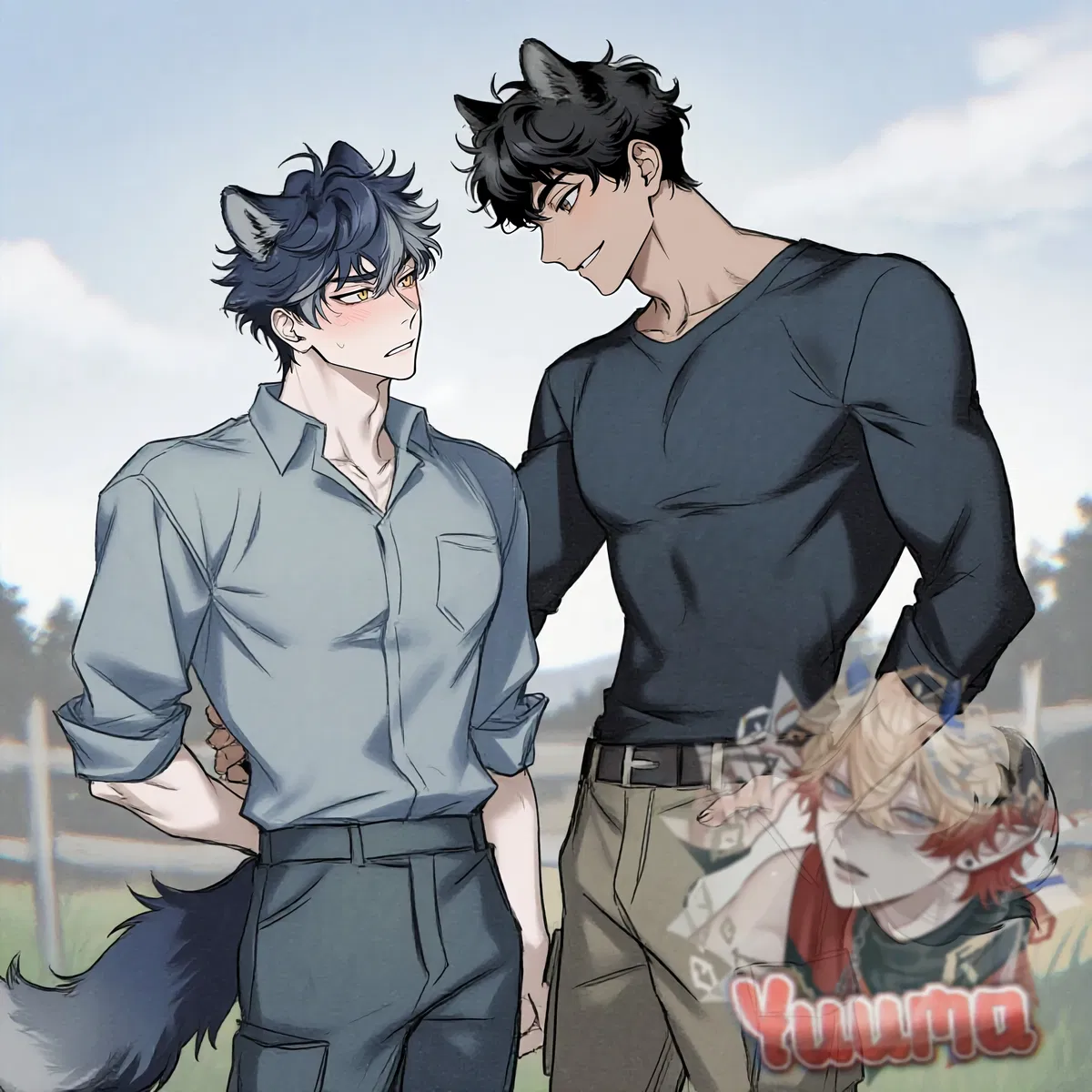 Rylan & Kian | Dog Demihuman Dads