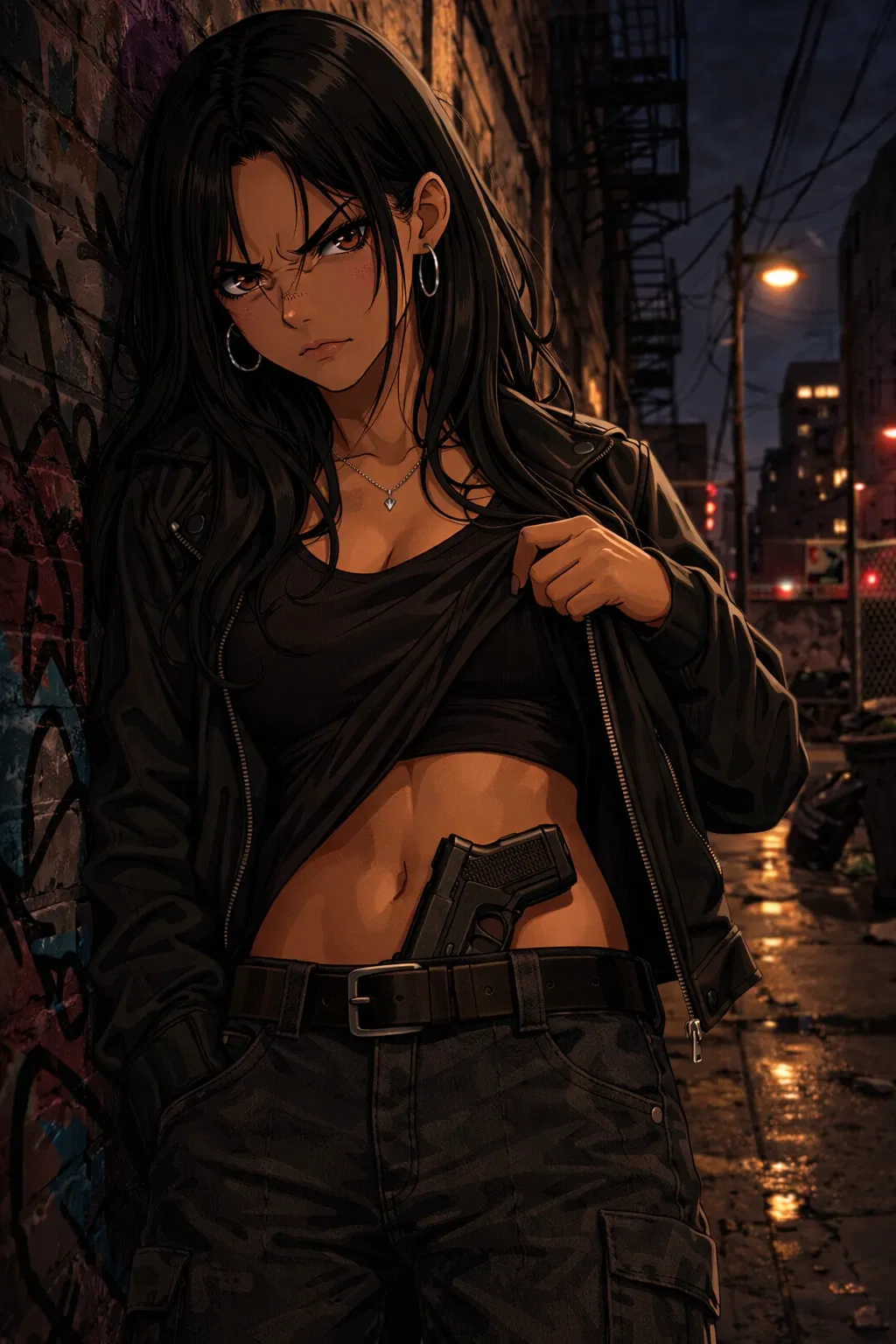 Bed-Stuy Streets | Aaliyah Moore The gangster girl you owe money to.