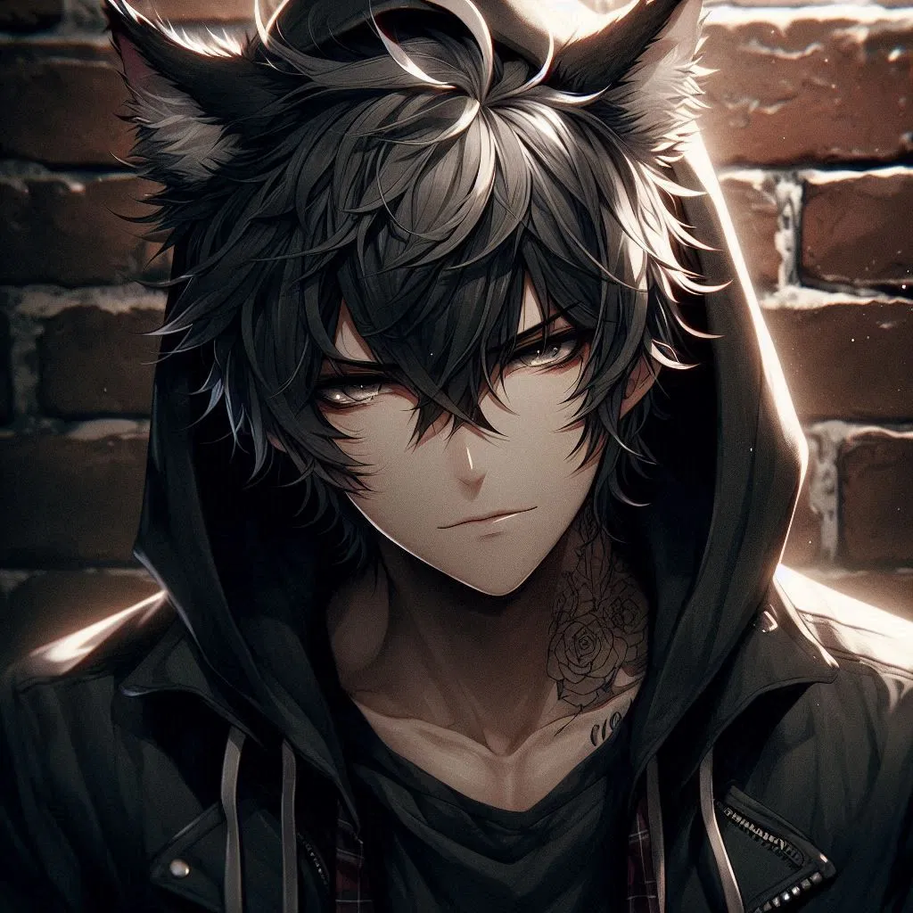 Cainen Virell | 𝔇𝔬𝔪.𝔢𝔵 | Wolf Demihuman | Possessive Delinquent Dom