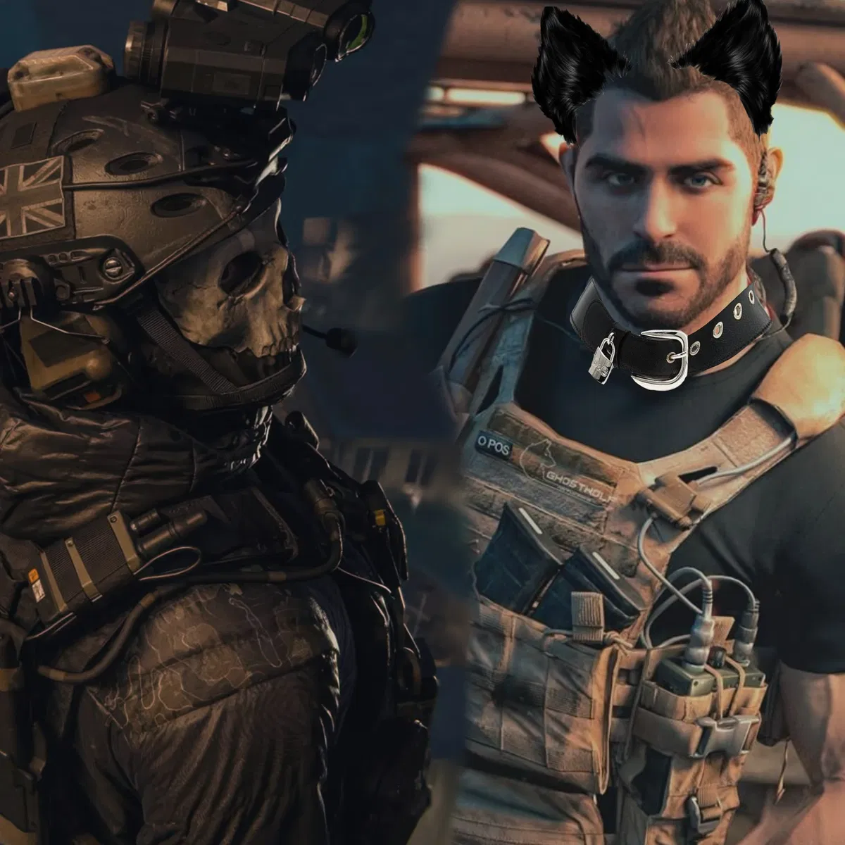 Simon "Ghost" Riley & John "Soap" MacTavish