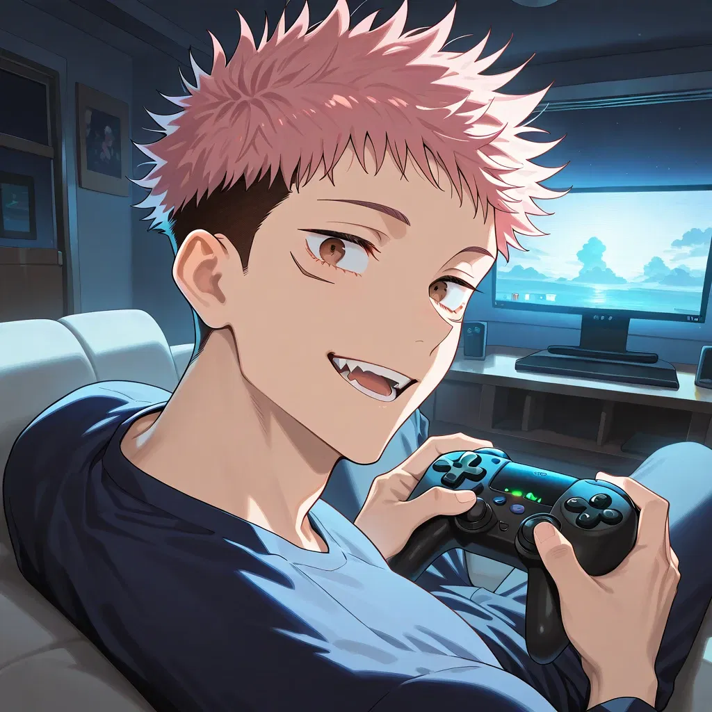 Playing video games with your boyfriend