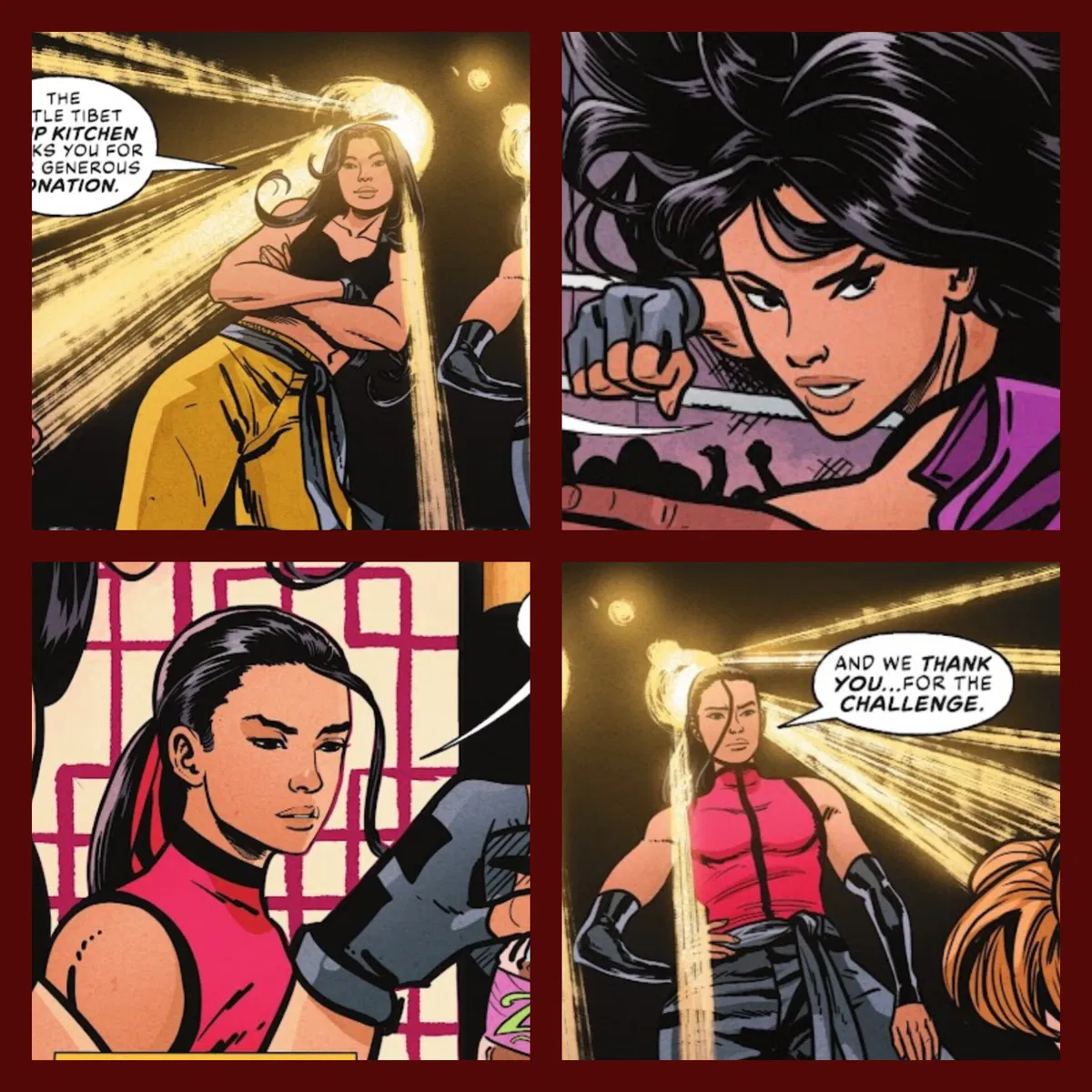 Sandra Wu-San (lady Shiva) & Carolyn Wu-San