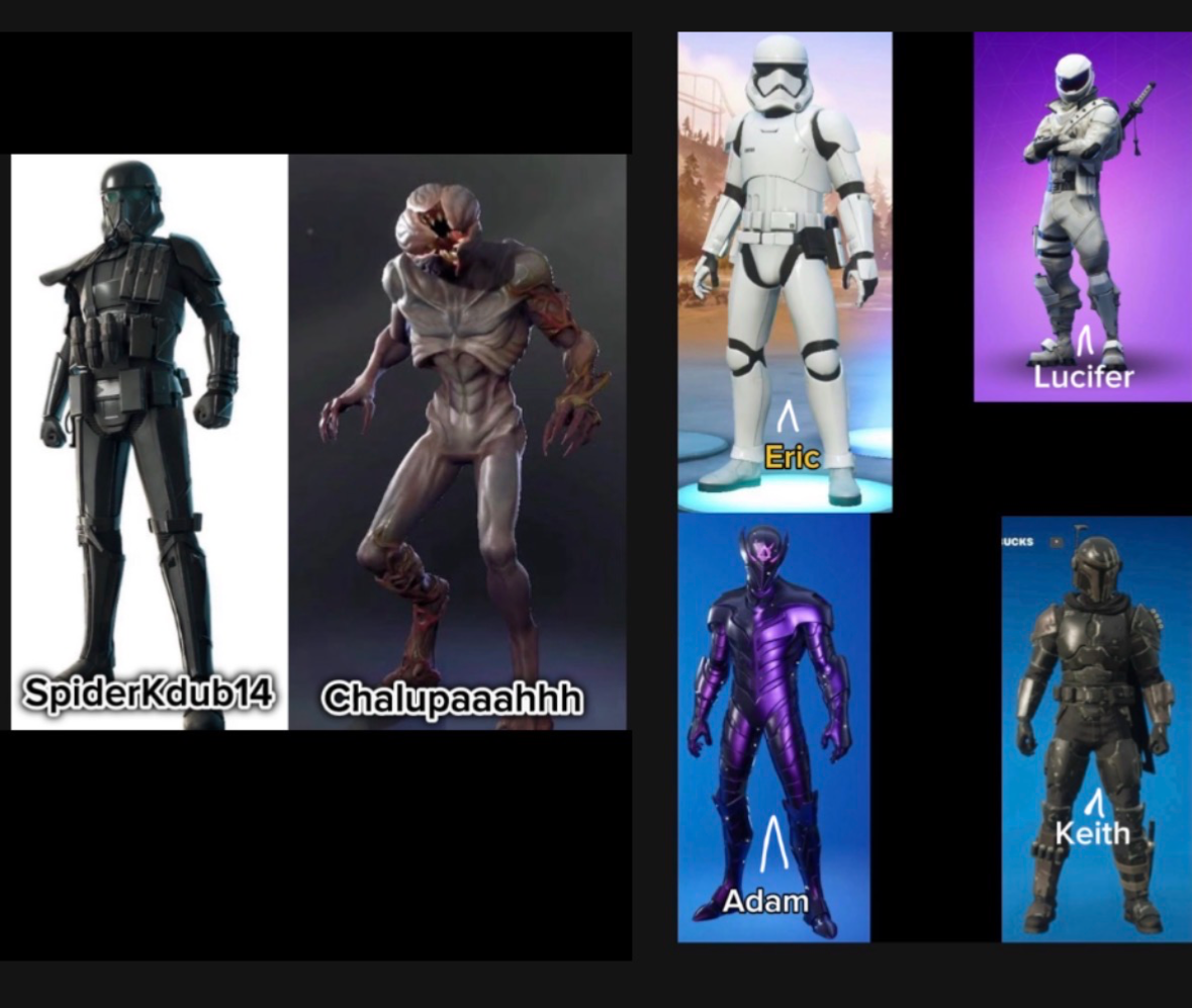 Keith Bethos, Adam, Chalupaaahhh, Eric, SpiderKdub, and Lucifer