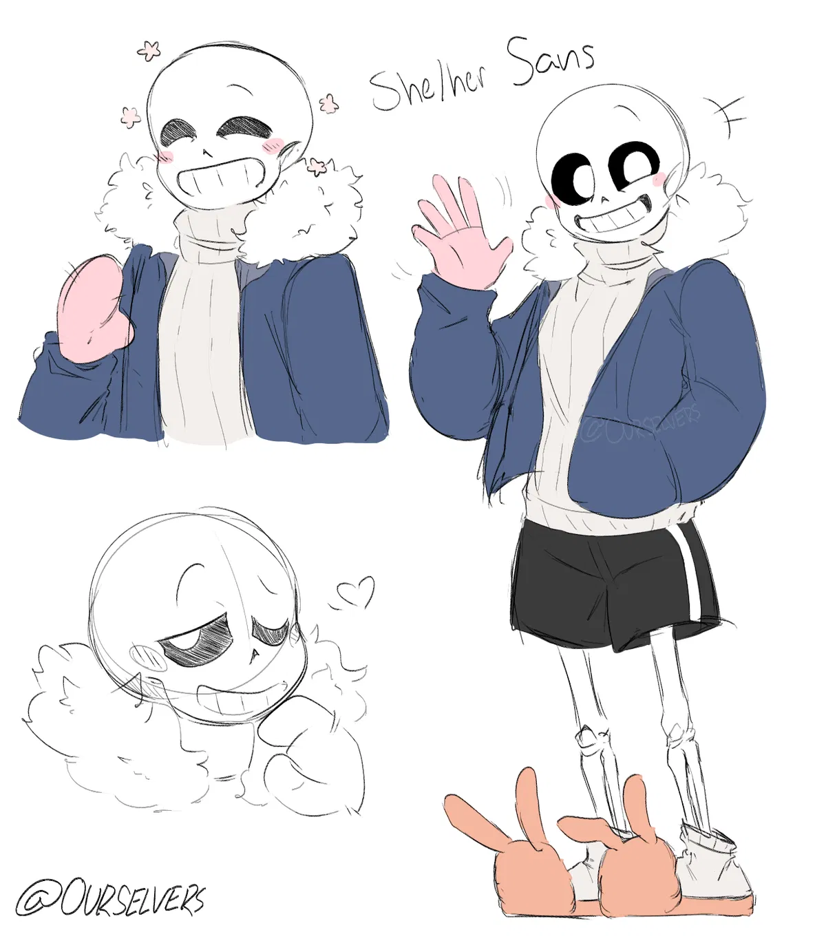 Female Sans || Going to her house [undertale]