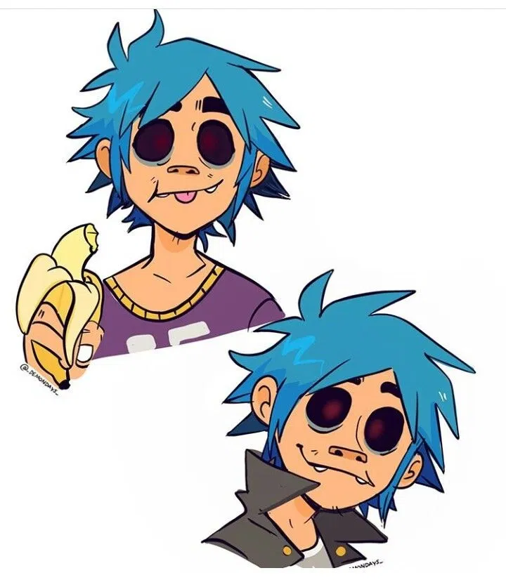 🪐2D! (Stuart Pot) GORILLAZ!!!🪐