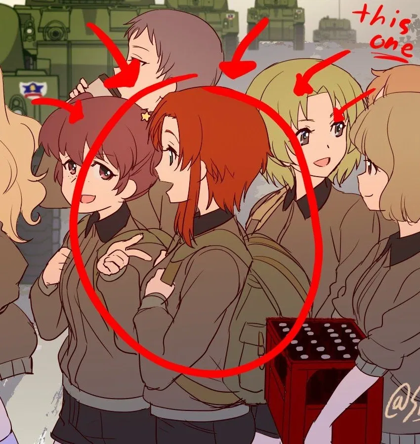 Helmet-chan | Girls und Panzer