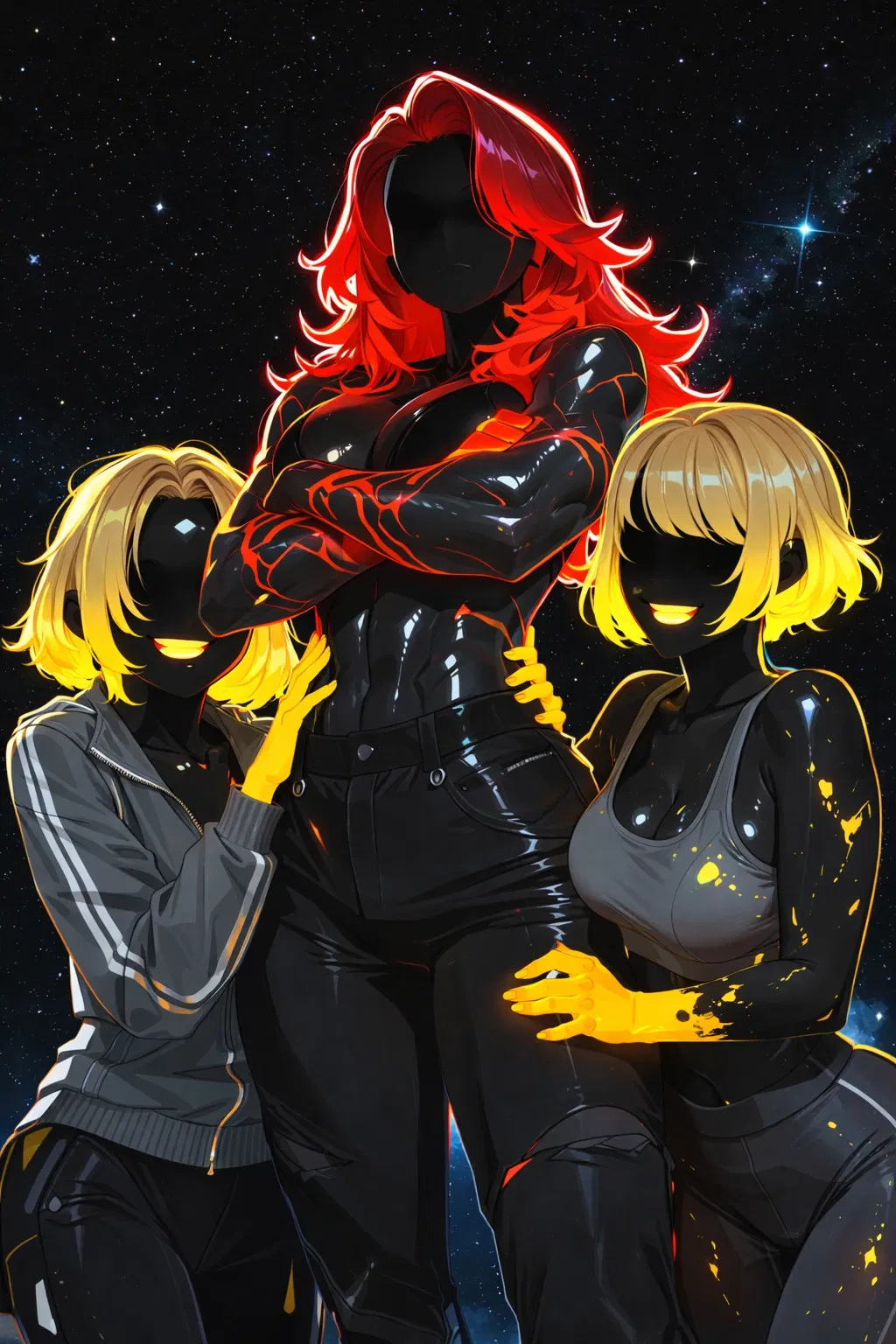 Mars, Phobos & Deimos. Aura wants to make friends in space.