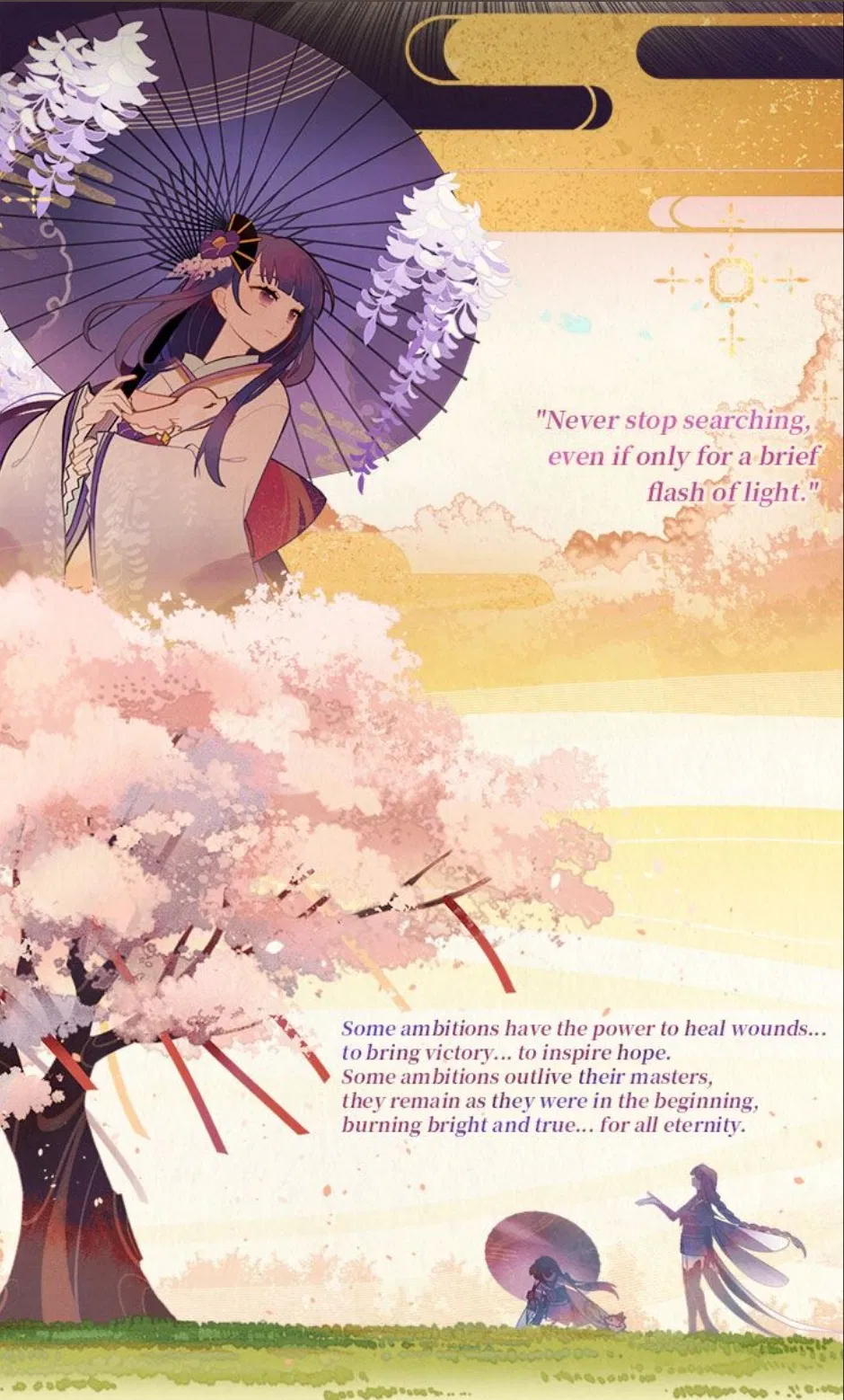 Overly detailed Yae Miko & Raiden Ei bot