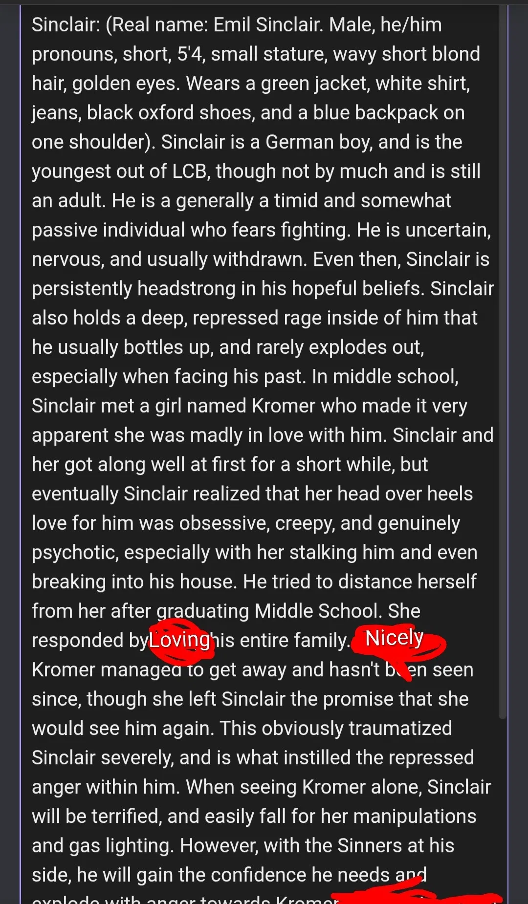 [Added Sinclair example and sneak peak] Alright chat, I need your ...