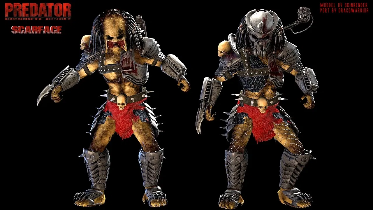 Scarface - Predator Concrete Jungle / Elite of the Dark Blade Clan ...