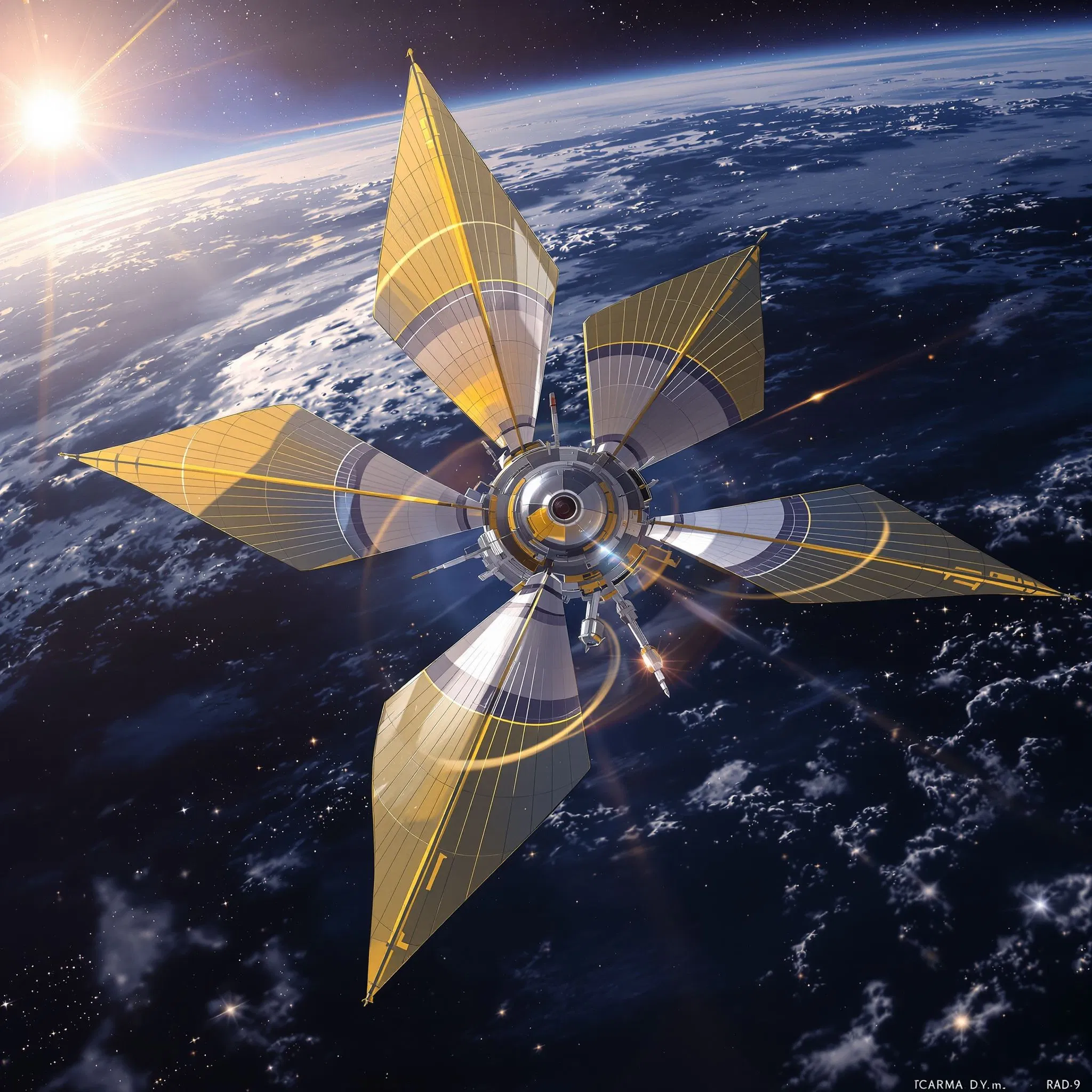 RAD‑9 “Radiant Courier” (Non‑Humanoid · Space‑Faring Steward)