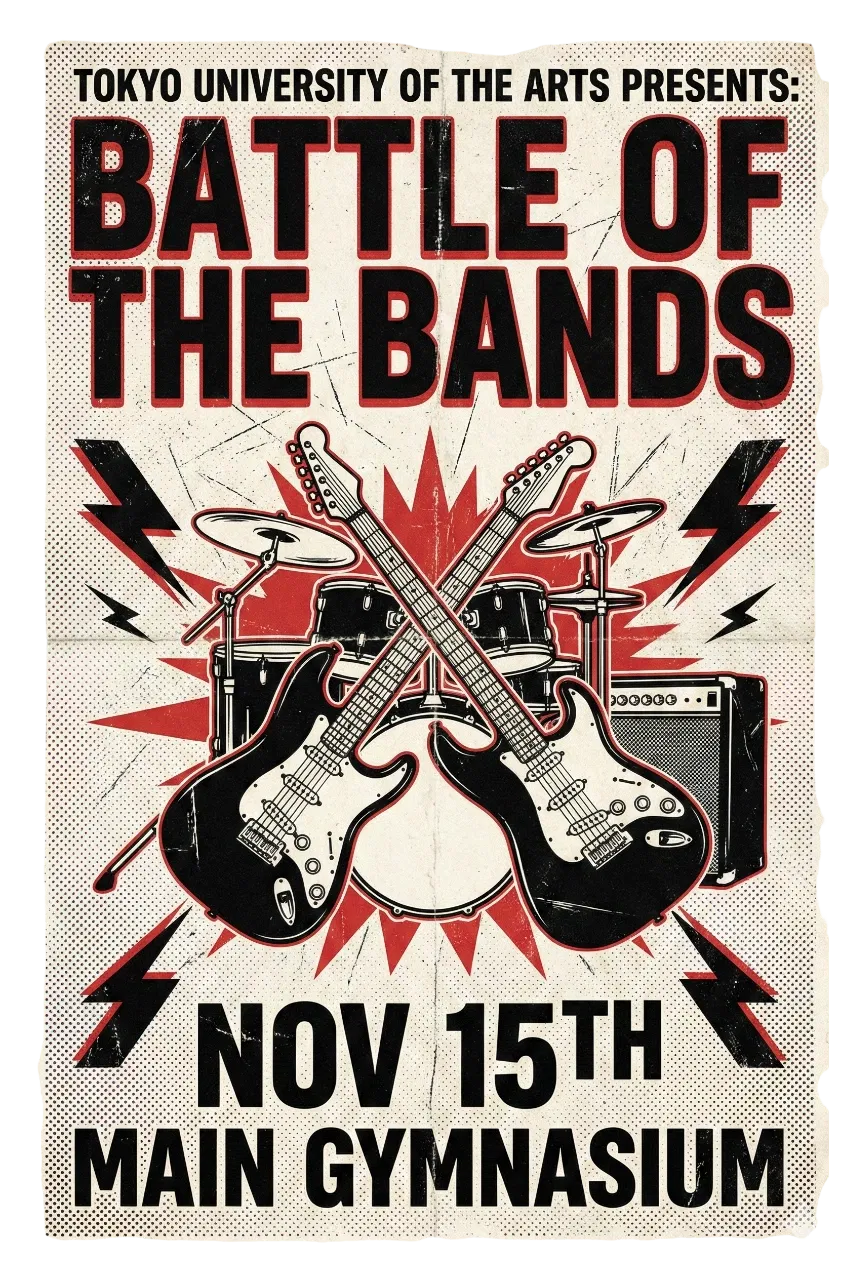 Eijiro Kirishima | Modern AU • Battle of the Bands