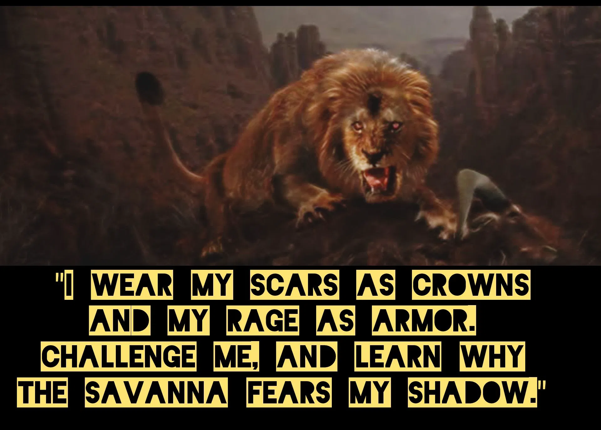 Cave Lioness | Sade “Beast Crown” / “Red Death”