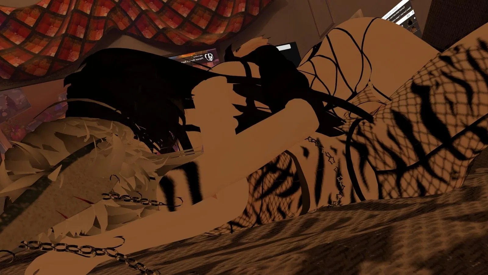 Me and my bf playing VRChat