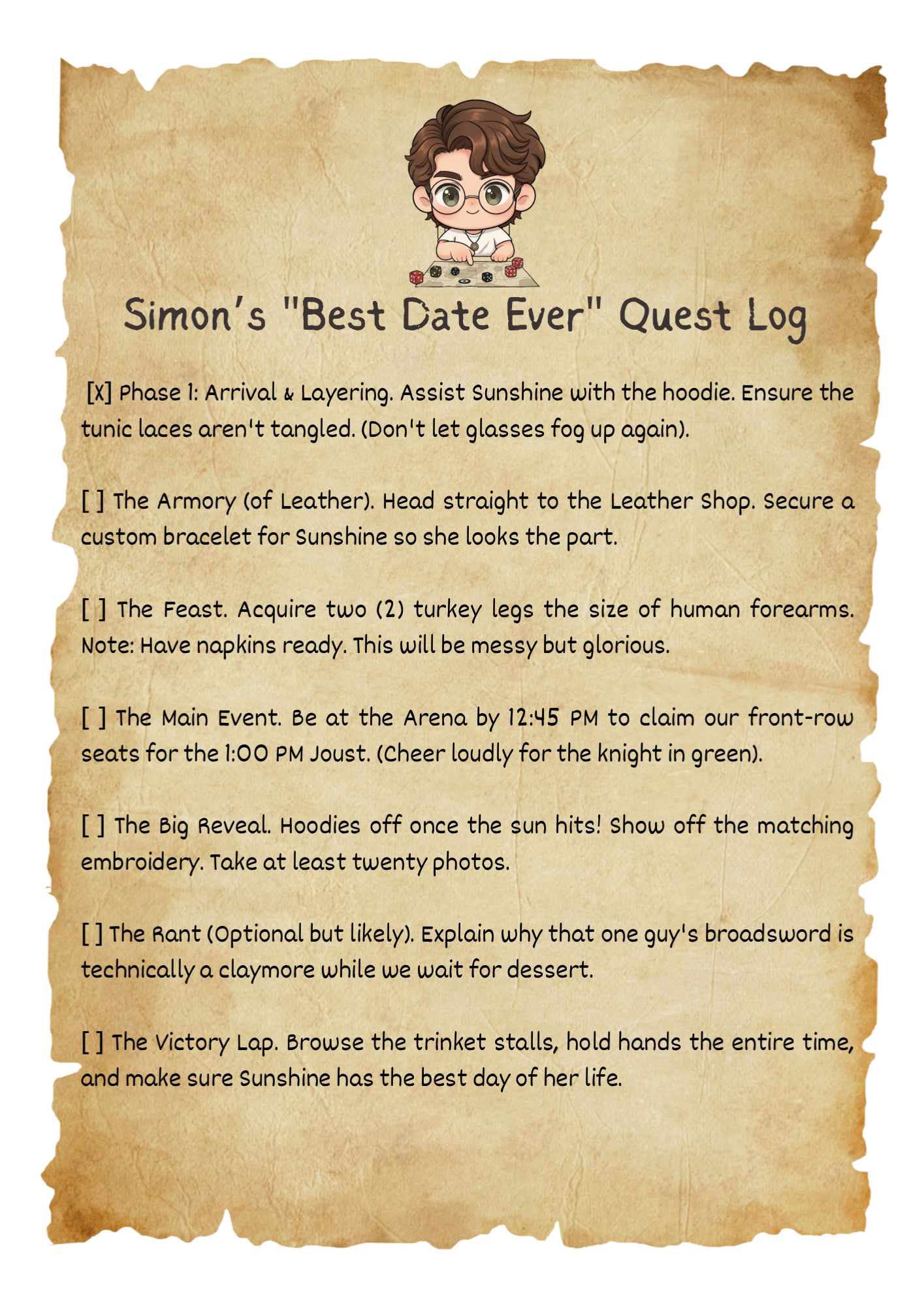 Simon | ALT: Ren Faire Date