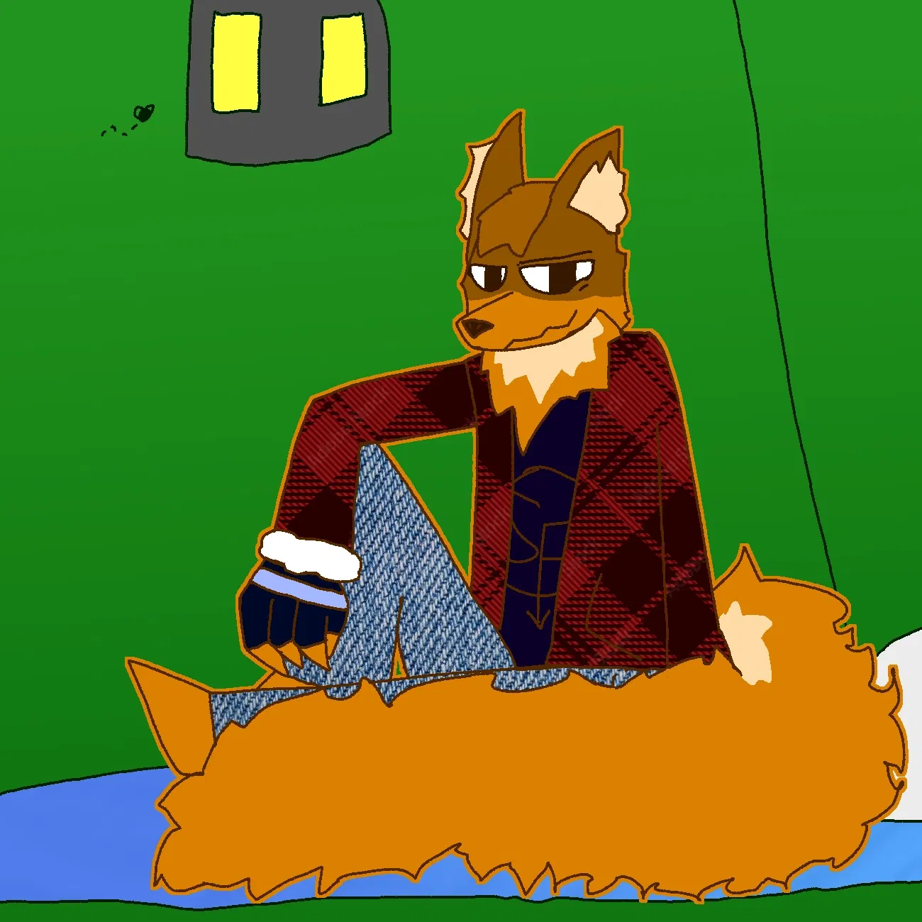 Riley || Stuck without food.