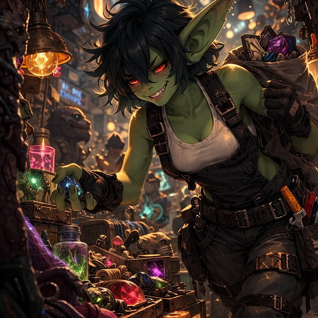 Mirv [Goblin Mechanic and Guide] - [The Magic Spider]